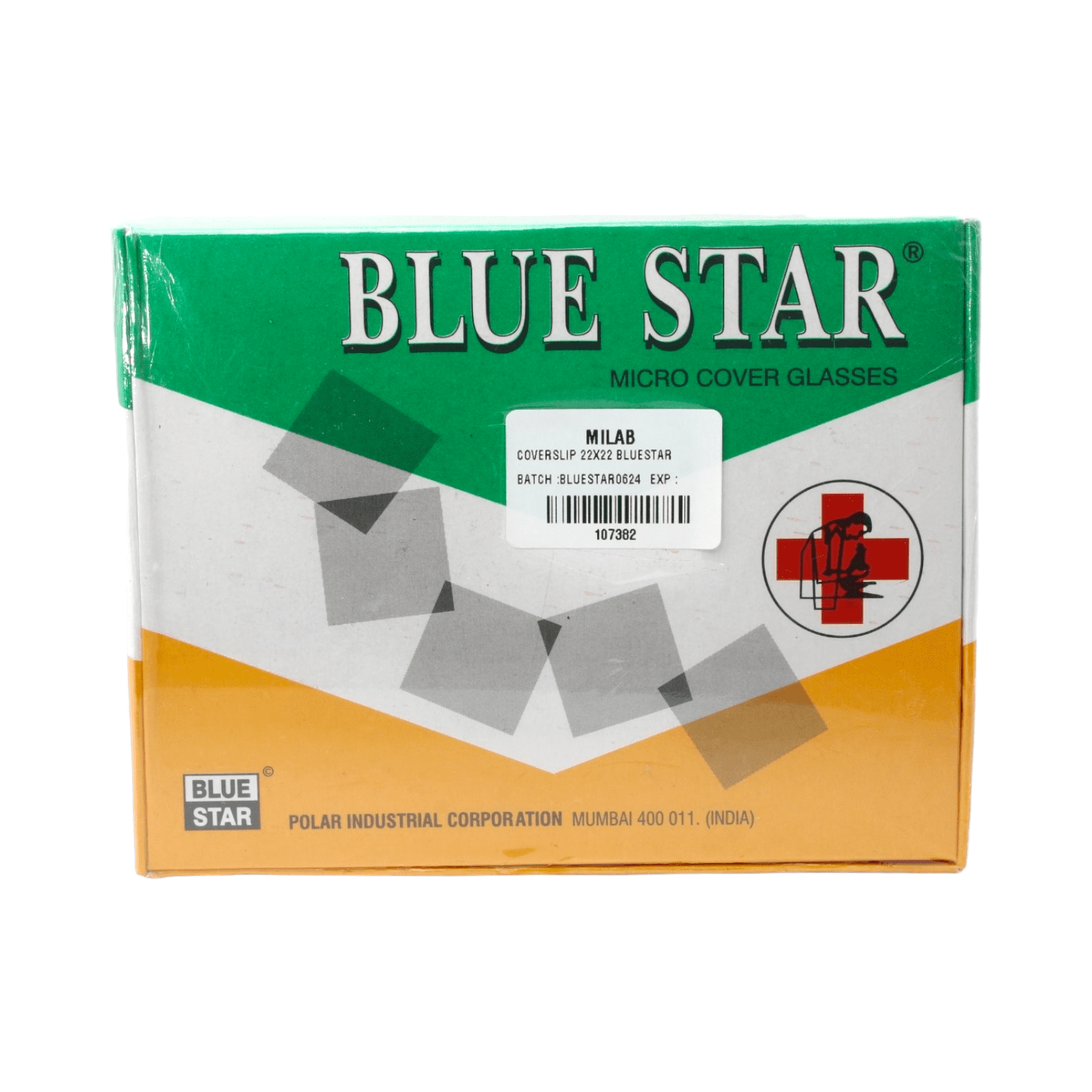 Blue Star Micro Cover Glasses - S4 Scientific Company